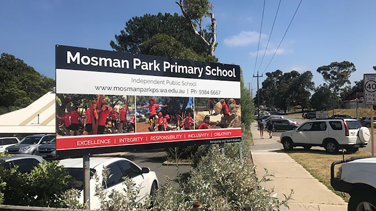Mosman Park Primary School Signage — ADS